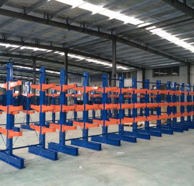 China Cold Rolled Steel Heavy Duty Cantilever Racks Pullback Design For Hardware Storage for sale