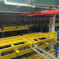 China Heavy Duty Storage Push Back Rack System Warehouse Shelving Racks 500-5000kg for sale