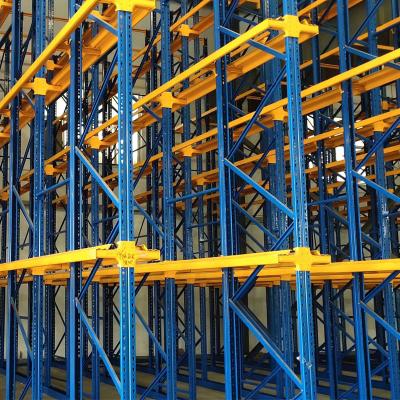China 1000kg Bearing Drive In Warehouse Racking Customized Color Drive Through Racking System for sale