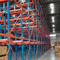 China 1000kg Bearing Drive In Warehouse Racking Customized Color Drive Through Racking System for sale