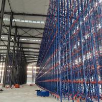 China Powder Coating Radio Shuttle Racking Adjustable High Density Storage Customized Size for sale