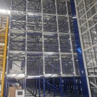 China Powder Coating Radio Shuttle Racking Adjustable High Density Storage Customized Size for sale