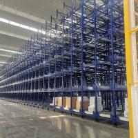 China Heavy Duty Warehouse Storage Radio Shuttle Racking System Steel Powder Coating Surface Treatment for sale
