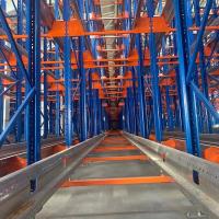 China High Density Heavy Duty Radio Shuttle Pallet Racking Warehouse Space Management for sale