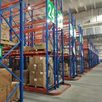 China Steel Construction VNA Very Narrow Aisle Racking 1600mm-2000mm For High Density Storage for sale