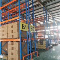 China Cold Rolled Steel VNA Rack Heavy Duty Construction Very Narrow Aisle Pallet Racking for sale