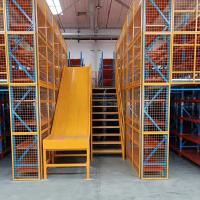 China 2-3 Levels Steel Construction Mezzanine Rack Multi Level For Warehouse Storage for sale