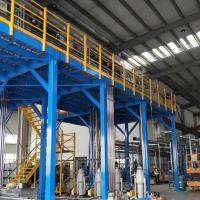 China Modular Design Galvanized Steel Structure Platform For Mezzanine Floor Racking System for sale