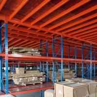 China OEM Size Steel Mezzanine Rack Industrial Warehouse Customizable Depth for sale