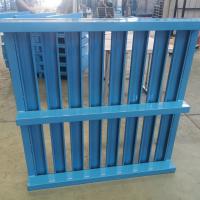 China Warehouse Steel Pallets Galvanized Mild Metal Storage Pallets 1000x800 1000x1000 for sale
