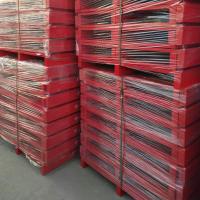 China Galvanized Surface Warehouse Steel Pallets Heavy Duty 1000×1000mm 1100×1100mm for sale
