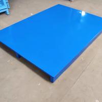 China 1000 - 2000Kg Warehouse Steel Pallet Metal Frame Pallet Customized Color Wear Resistant for sale