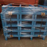 China 2 Way Entry Type Warehouse Steel Pallet Hot Dip Galvanized Custom Capacity for sale