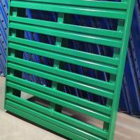 China 3000KG Industrial Warehouse Steel Pallets Heavy Duty Pallets 2 Way Entry for sale