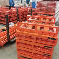 China Rust Resistance Warehouse Steel Pallet Double Face Customized Size For Forklift Access for sale