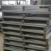 China 2 Way Entry Steel Pallets Heavy Duty Storage 500KG-3000KG Load Capacity for sale