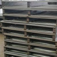 China Customized Industrial Warehouse Steel Pallet Heavy Duty Steel Pallet 2 Way Entry for sale