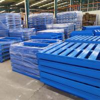 China Industrial Heavy Duty Steel Pallets Load Capacity 500KG-3000KG And Customizable for sale