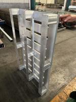 China Heavy Duty Industrial 6061-T6 Aluminum Pallet 300-2500KG Capacity ISO Standard for sale