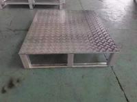 China Corrosion Resistant Heavy Duty Aluminum Pallets 500-2800KG Load Capacity for sale