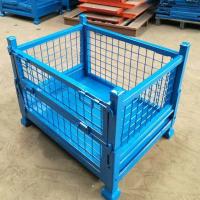 China Customized Industrial Warehouse stackable pallet boxes Heavy Duty Storage Cage for sale