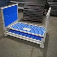 China Customized Industrial Warehouse stackable pallet boxes Heavy Duty Storage Cage for sale