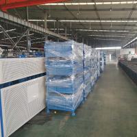 China OEM Size Heavy Duty Metal Pallet Box Foldable Design For Industrial Storage for sale