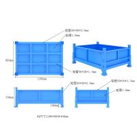 China Steel Construction Foldable Wire Mesh Container Easy Organization Industrial Use for sale
