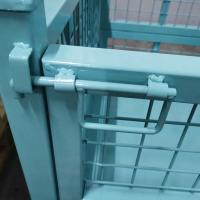 China Customized Weight Material Handling Storage Steel Pallet Box Warehouse Storage Cage for sale