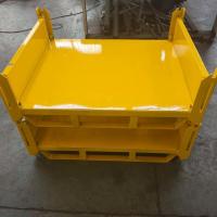 China Customizable Heavy Duty Metal Pallet Bins Grid Material Box For Industrial for sale