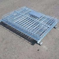 China Galvanized Collapsible Stillage Cage 800kg-1500kg 800x600x640mm 1000x800x840mm for sale