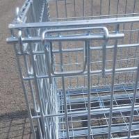 China Galvanized Collapsible Stillage Cage 800kg-1500kg 800x600x640mm 1000x800x840mm for sale