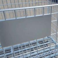 China Galvanized Collapsible Stillage Cage 800kg-1500kg 800x600x640mm 1000x800x840mm for sale