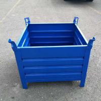 China Customized Foldable  Metal Pallet Box Material Turnover Box Warehouse Storage Cage Factory Direct Sale for sale