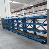 China Customized Steel Warehouse Cantilever Rack Cantilevered Double Sided Cable Tube Factory Metal Pipe Cantilever Rack for sale