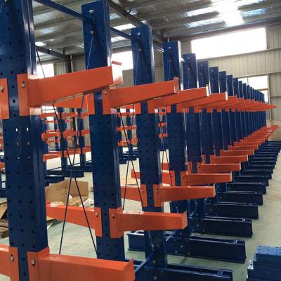 China Cantilever Rack With Adjustable Cantilever Wire Storage Racks Heavy Duty Pipe Storage Racks for sale