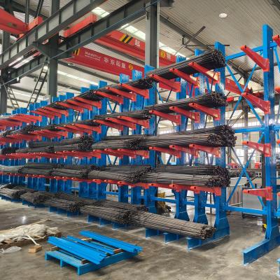 China Customized Cantilever Rack  Industrial  Warehouse  Rack  Cable Tube Factory Metal Pipe Cantilever Rack for sale