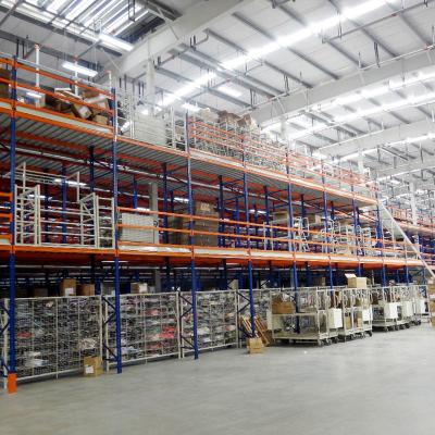 China Customized Loft Platform Structural Steel Mezzanine Industrial Racking Heavy Duty Mezzanine Rack for sale