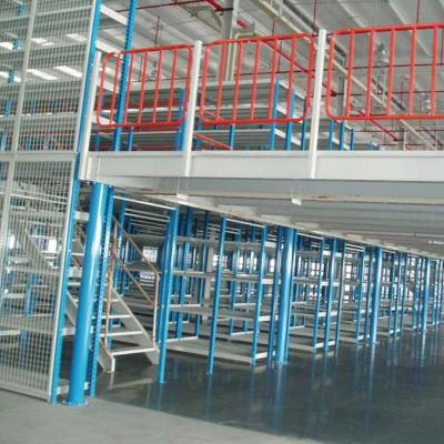 China Customized Warehouse Shelving Racks Heavy-Duty Mezzanine Rack Multi-Level Warehouse Storage for sale