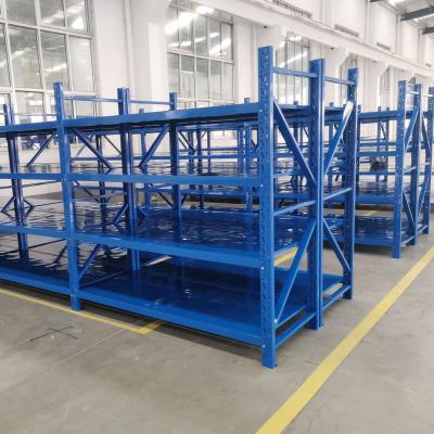 China Adjustable Warehouse Rack Medium Layer Shelf  Warehouse Storage Racks Manufacturing Companies OEM for sale