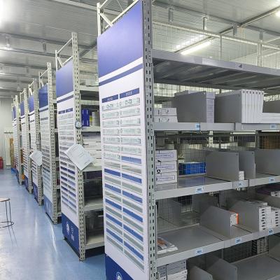 China Customizable Steel Metal Shelving With Adjustable Height For Warehouse Storage Factory Shelf for sale