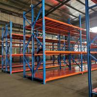 China Customizable Steel Metal Shelving With Adjustable Height For Warehouse Storage Factory Shelf for sale