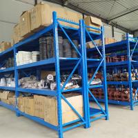 China Customizable Metal Boltless Shelf And Racks Medium Duty Metal Rack Shelf Multi-Level Storage Rack for sale