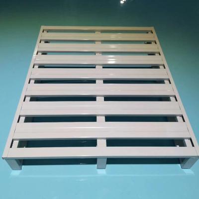 China Wholesale  Heavy Duty Steel Pallet 2/4 Way Steel Metal Pallet Pallet Racking Manufacturers for sale
