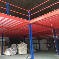China Customized  Steel Structure Platform  Warehouse Storage Platform Mezzanine Rack Storage Holders Racks for sale
