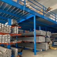 China Customized  Steel Structure Platform  Warehouse Storage Platform Mezzanine Rack Storage Holders Racks for sale