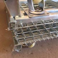 China Customizable Heavy Duty Storage Cage Foldable Steel Wire Storage Cage Wire Mesh Cages  Sale For for sale