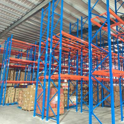 China Adjustable Heavy Duty Pallet Racks Heavy-Duty Rack Shelving 1000kg/2000kg/3000kg Per Layer Industrial Pallet Shelving Rack for sale