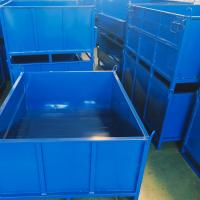 China Metal Pallet Crate Metal Storage Cage Stackable Pallet Cage Manufacturing Companies OEM for sale
