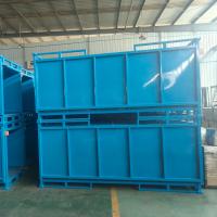 China Industrial Storage Box Stackable Foldable Metal Pallet Box With Customizable Size For Warehouse Storage for sale